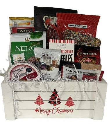 "Merry Christmas" Crate – Wicked Things Baskets & Gifts